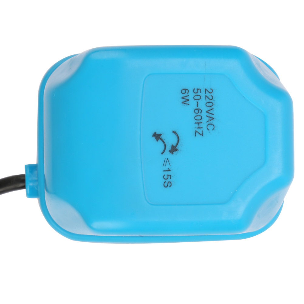 CHE AC220V Robinet à Bille Blue Shell 3 Voies Robinet à Bille En Laiton ...