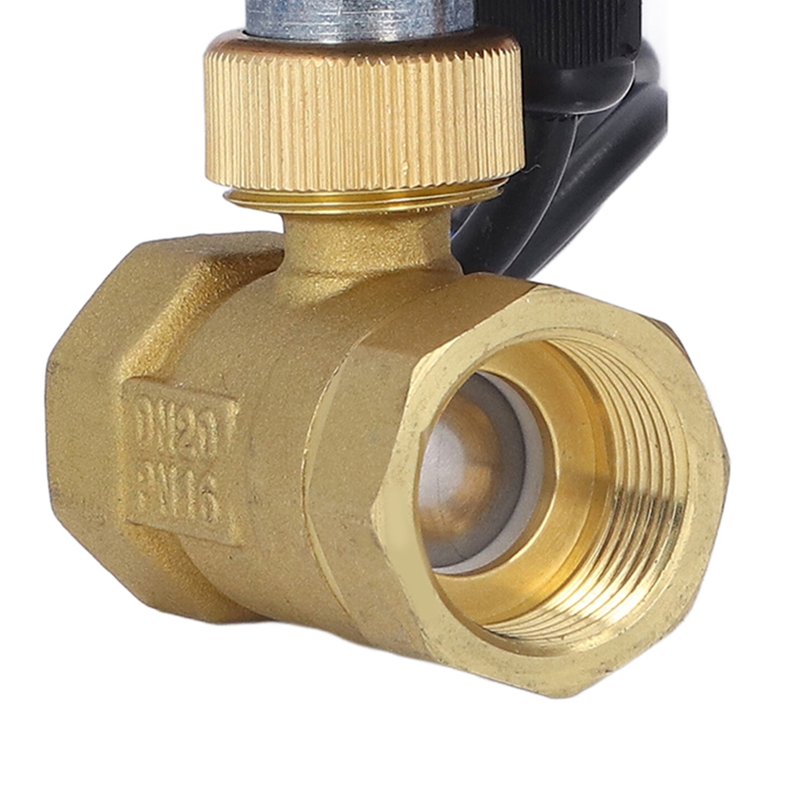 JIN-Robinet à tournant sphérique électrique Vanne à boisseau sphérique électrique DN20 2 voies 3 ...