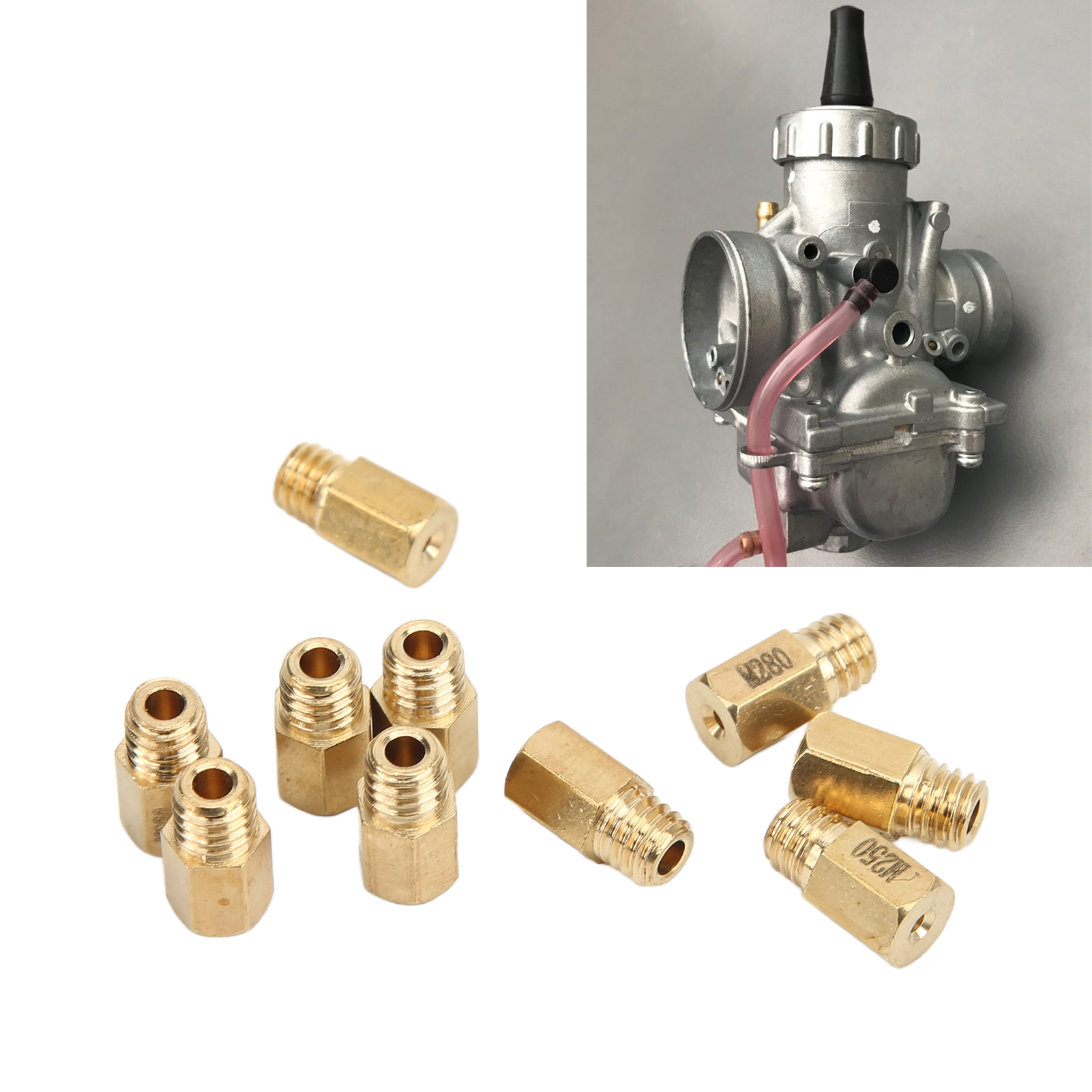 Carburateur principal jet laiton massif remplacement pour Mikuni VM TM ...