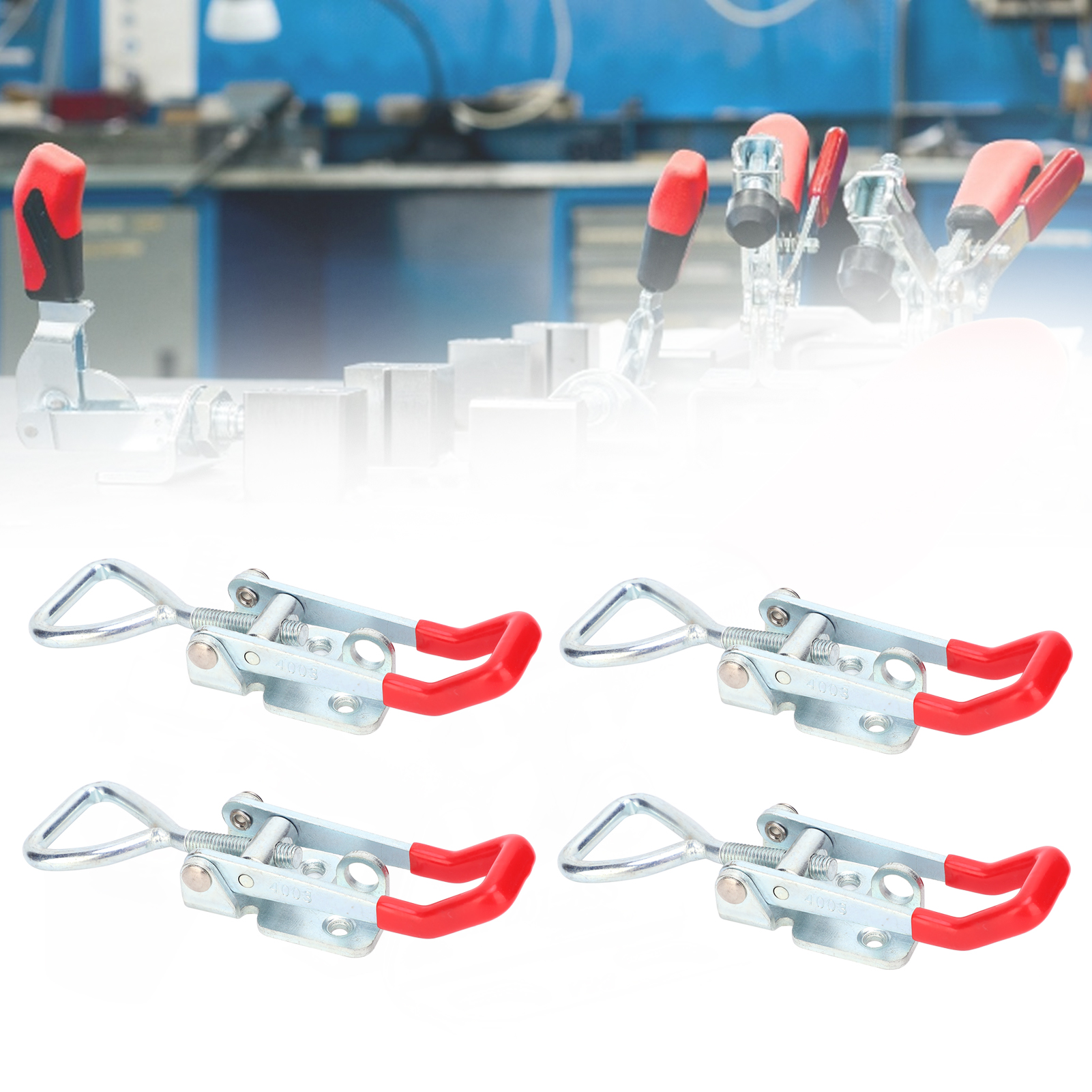 4003 Zinc Plating Toggle Clamp Triangular Shaped Lever Quick Fixture ...