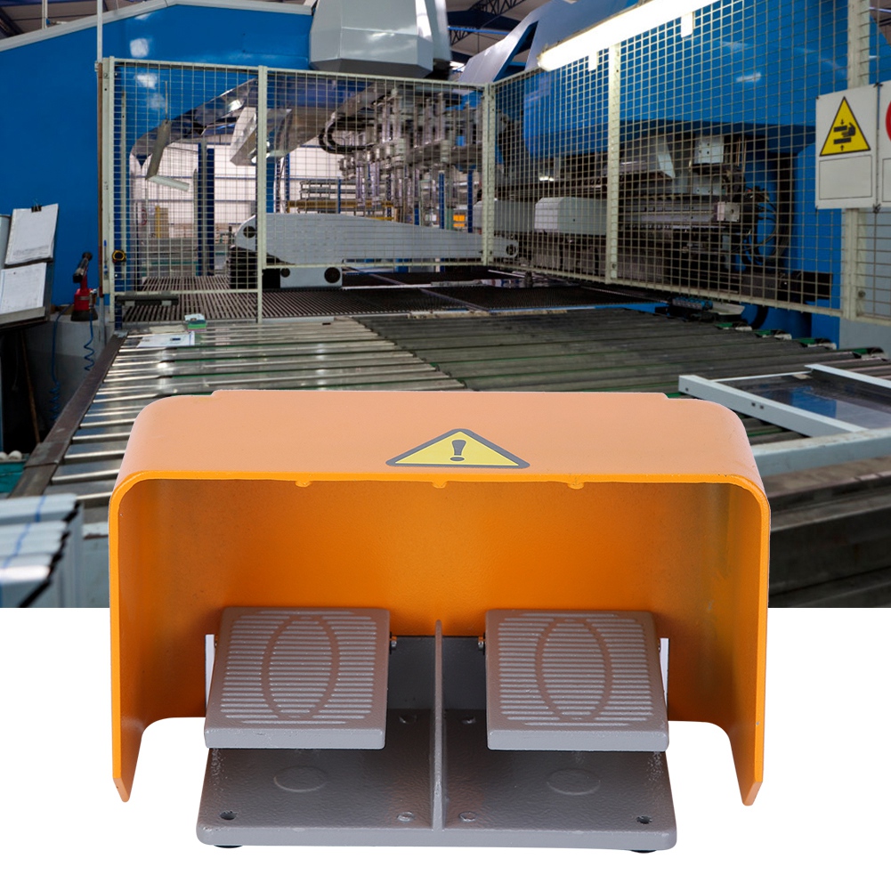 Interruptor de pedal BERM doble para kit de clip de fuente de alimentación de máquina eléctrica ...