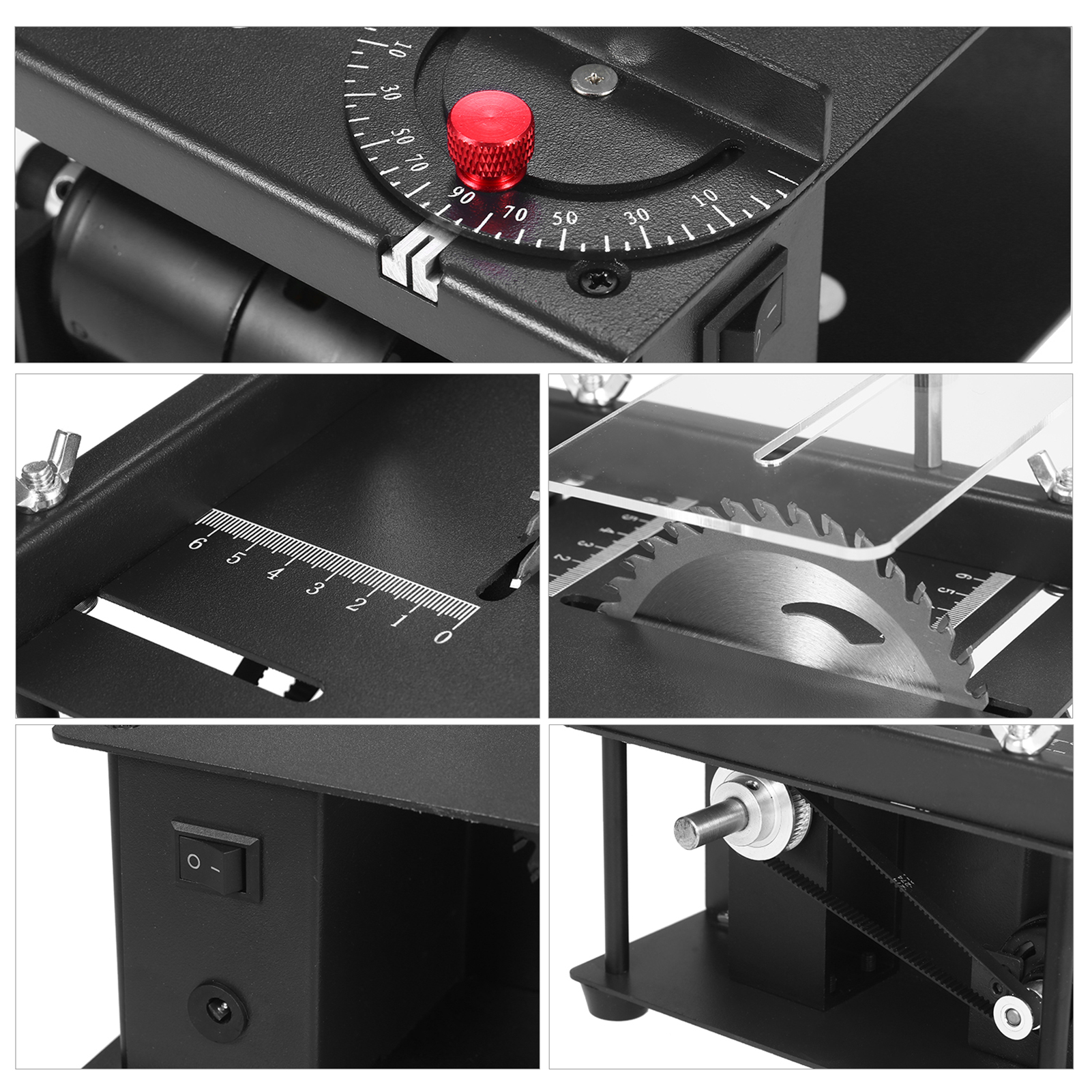 Scie circulaire multifonctionnelle, mini scie de bureau, machine de ...