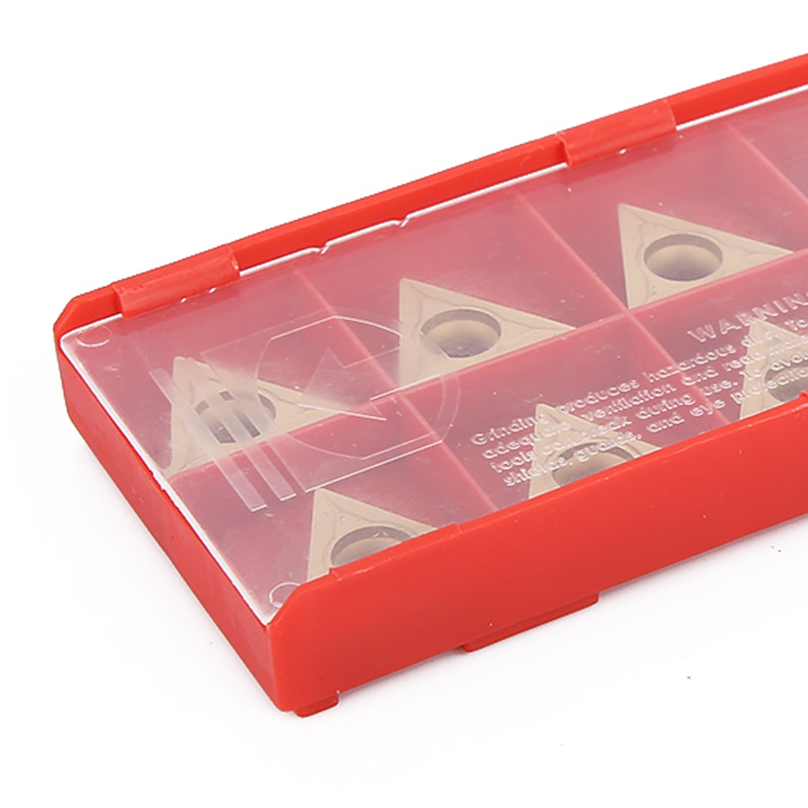 Lot de 10 lames triangulaires en carbure de tungstène pour tournage CNC, adaptées à l'usinage ...